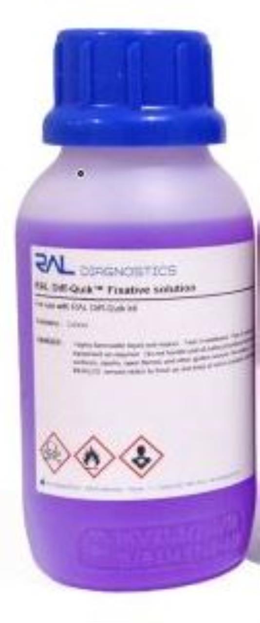 Diff-Quik Fixative Solution (violett) 500ml, Fixierlösung